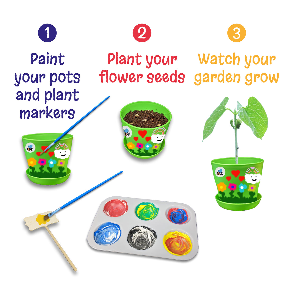 Paint and Plant Flower Growing Kit – Loako